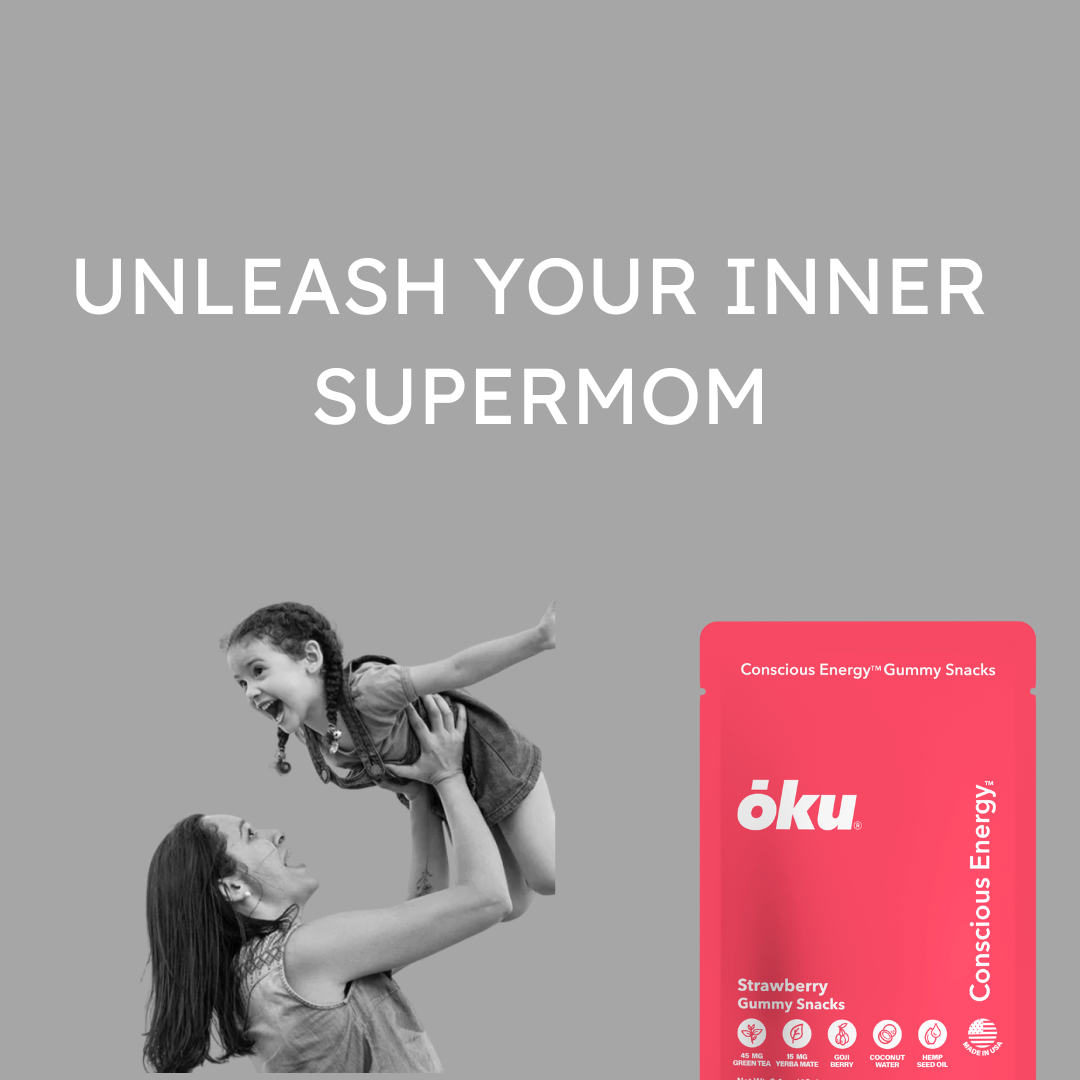 ōku Conscious Energy™ gummy snacks…with benefits!
