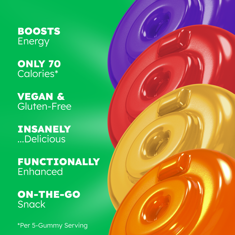 oku Conscious Energy gummy snacks | Variety 8-pack – ōku
