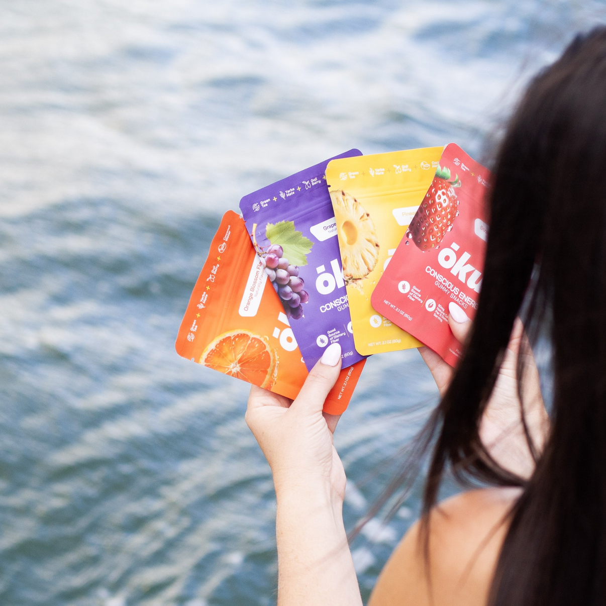 oku Conscious Energy gummy snacks | Variety 8-pack – ōku